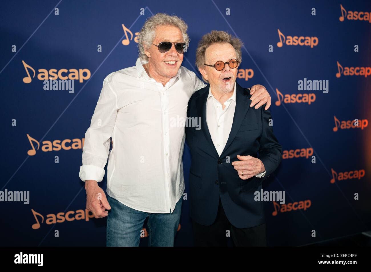 (L-R) Roger Daltrey, Paul Williams attend the ASCAP London Celebration ...