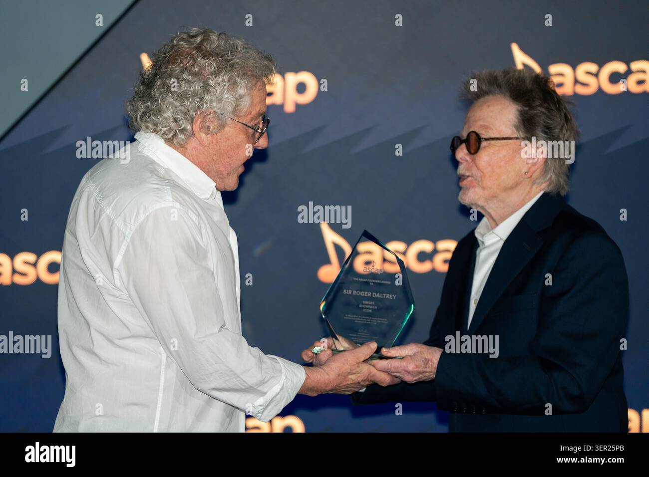 Roger Daltrey and Paul Williams attend the ASCAP London Celebration of ...