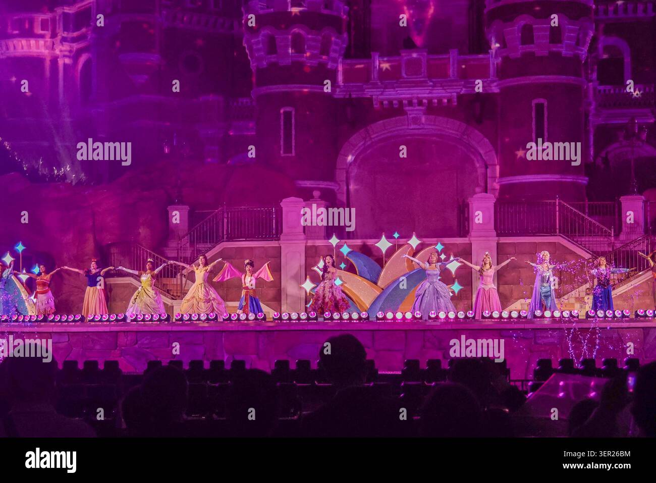 Chinese singer Xilinayi Gao performs during the 10th anniversary ...