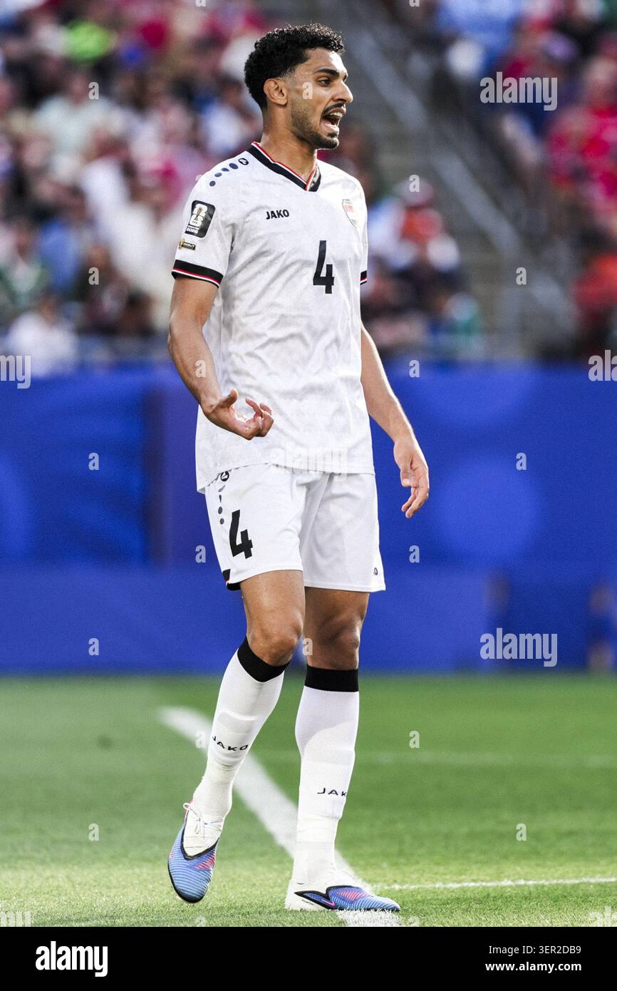 BOSTON, MA - 16.06.2026: IRAQ VS. NORWAY - Zaid Tahseen of Iraq during ...