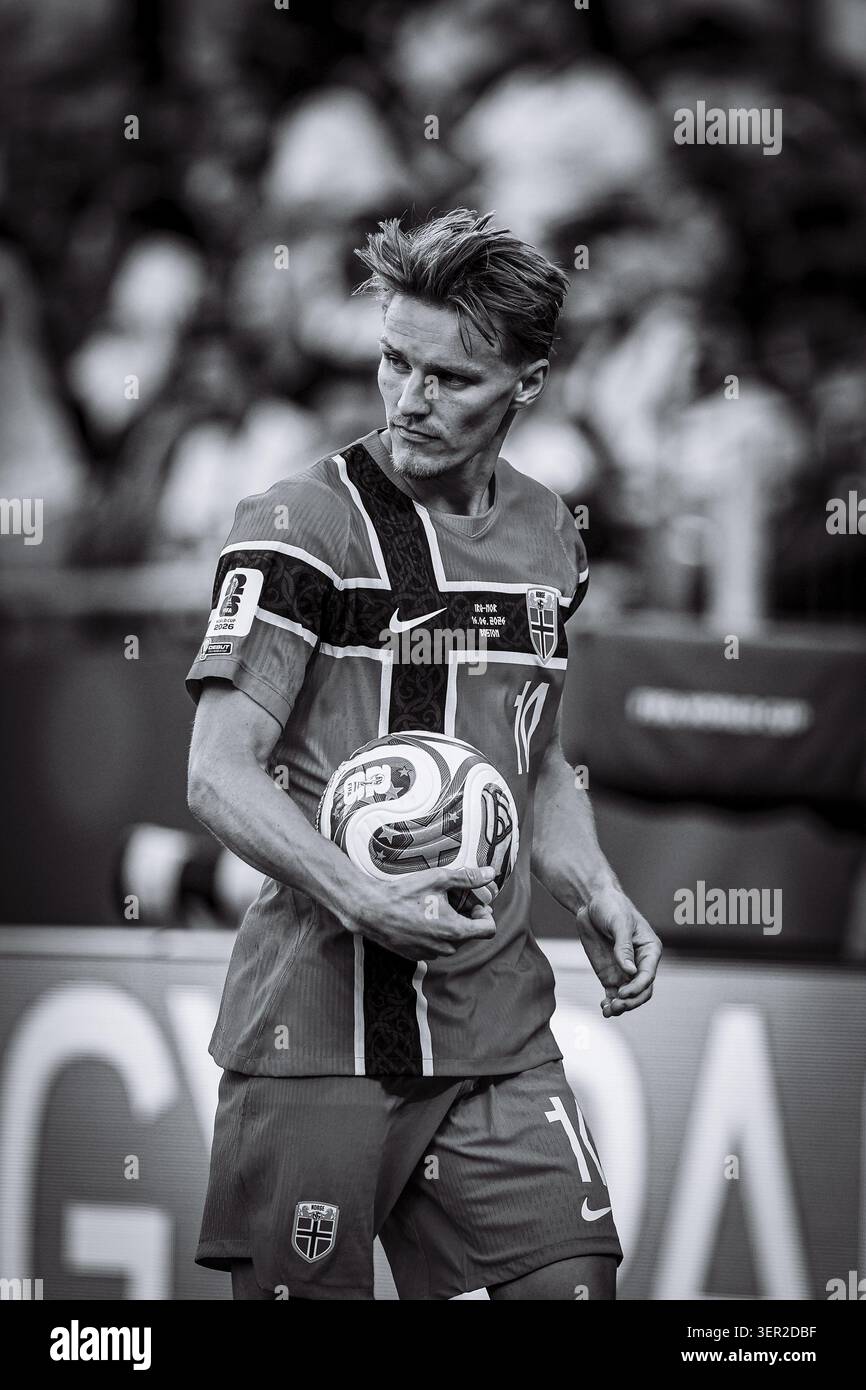 BOSTON, MA - 16.06.2026: IRAQ VS. NORWAY - Martin Odegaard of Norway ...