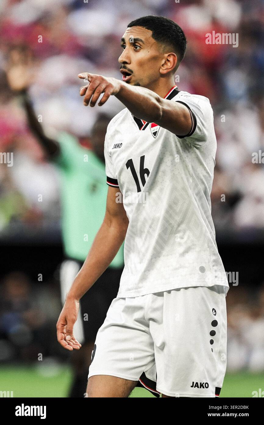 BOSTON, MA - 16.06.2026: IRAQ VS. NORWAY - Amir Al-Ammari of Iraq ...