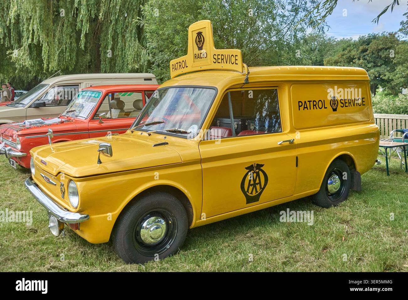 AA patrol and service vehicle. 1965 Commer Imp van in traditional ...