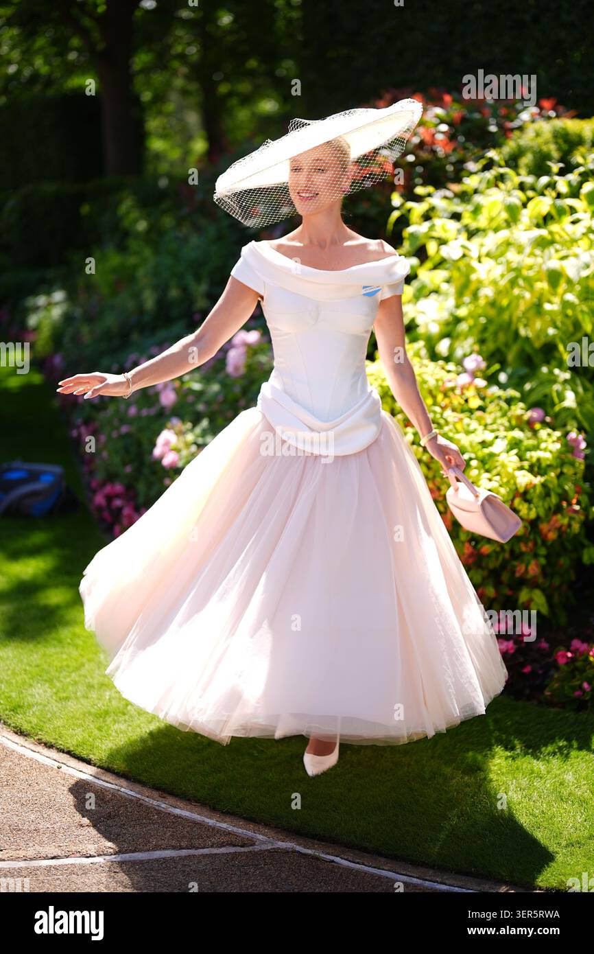 Leonora Smee on day two of Royal Ascot at Ascot Racecourse, Berkshire ...