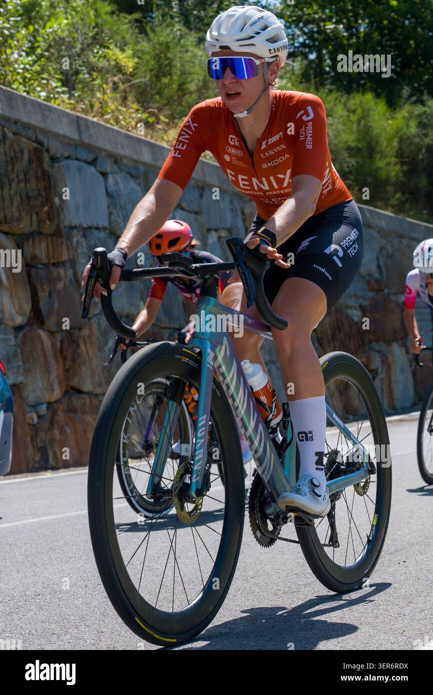 SONDRIO, ITALY - JUNE 17: VAN DER HEIJDEN Inge #55 of Fenix-Premier ...