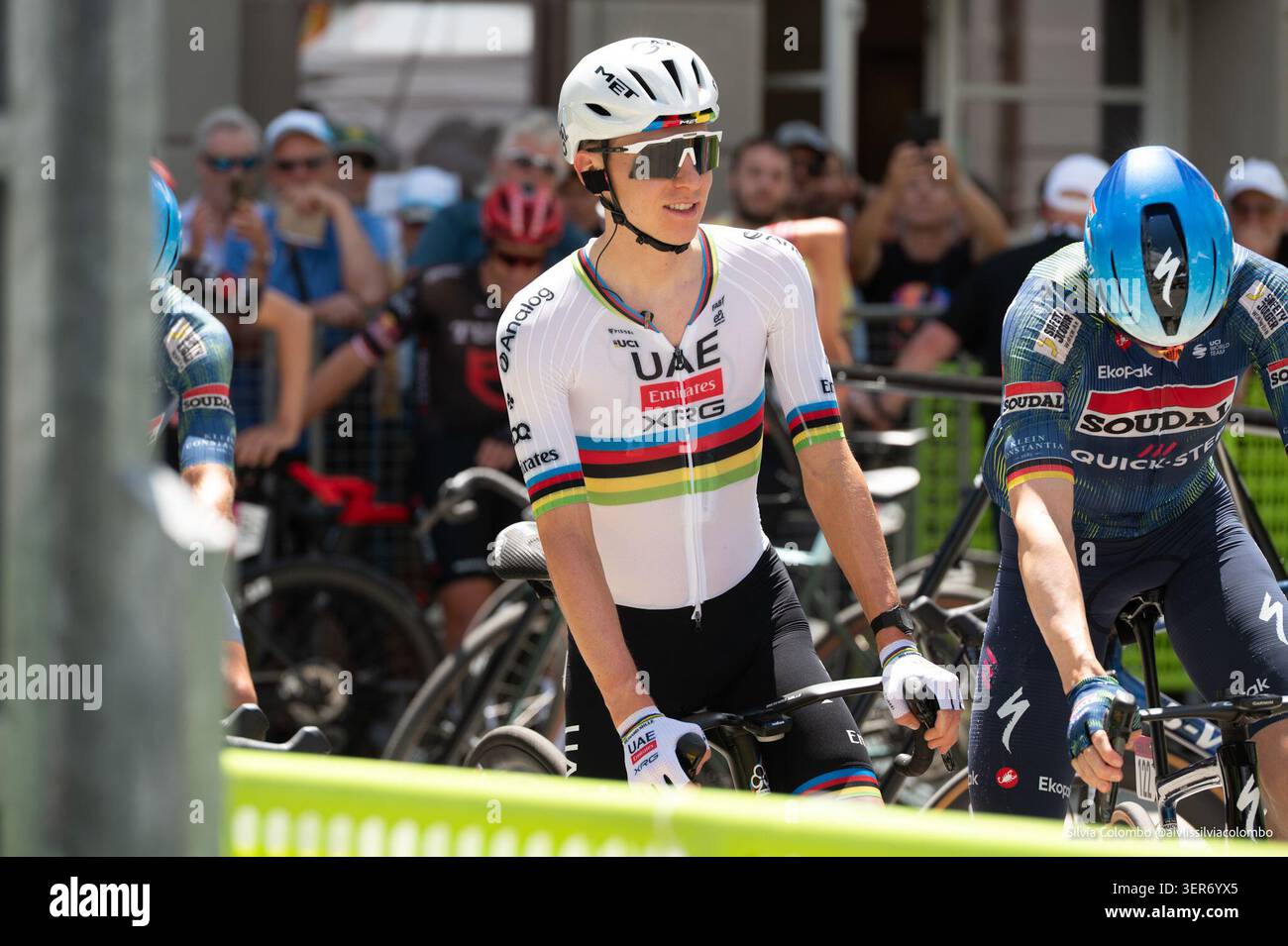 IPA85785922 - Tadej Pogacar (UAE Team Emirates XRG) during the first ...