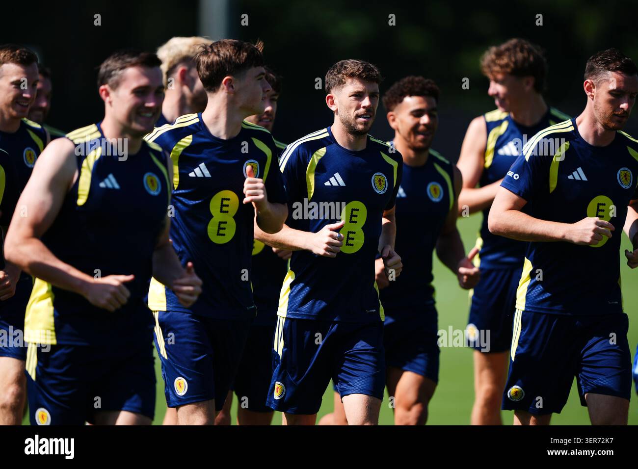Scotland's Ryan Christie during a training session at the Atrium Health ...