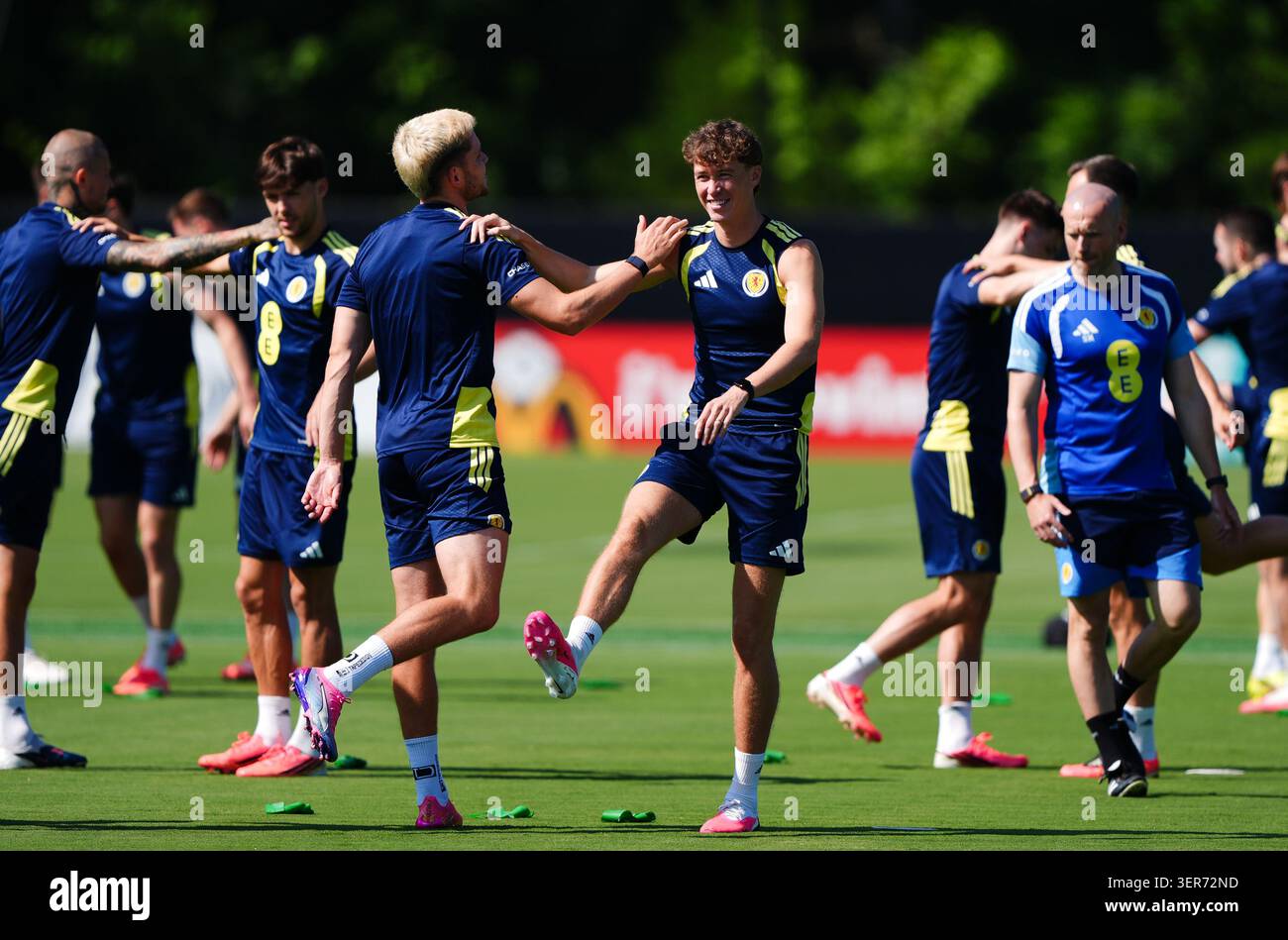Scotland's Jack Hendry during a training session at the Atrium Health ...