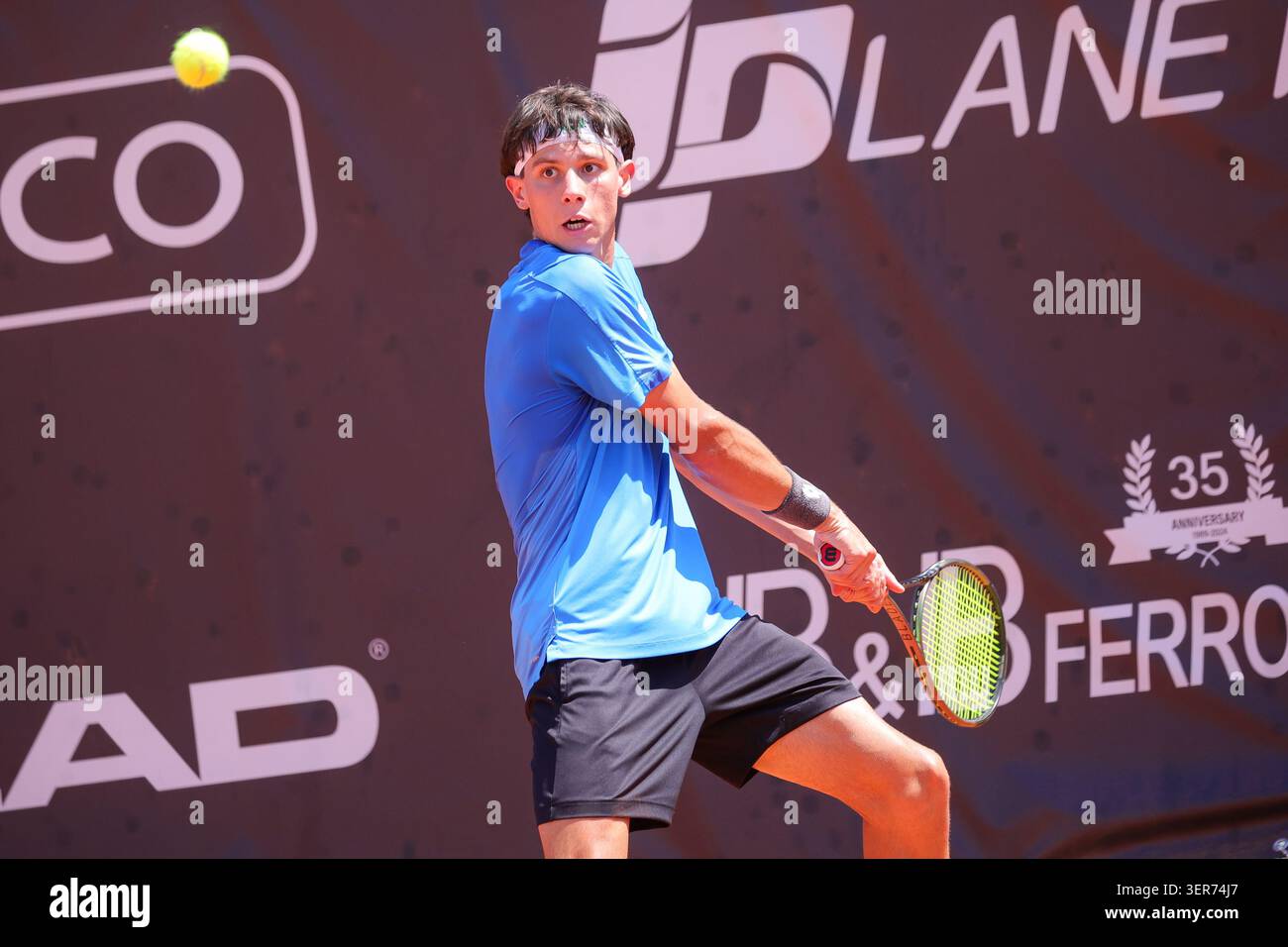 IPA85786696 - Lorenzo Berto (ITA) during the ITF Golarsa Cup Milano, an ...