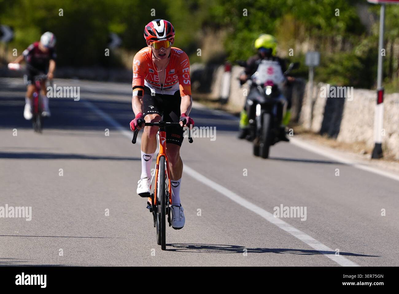 Great Britain's Mattie Dodd of Ineos Grenadiers Racing Academy during ...