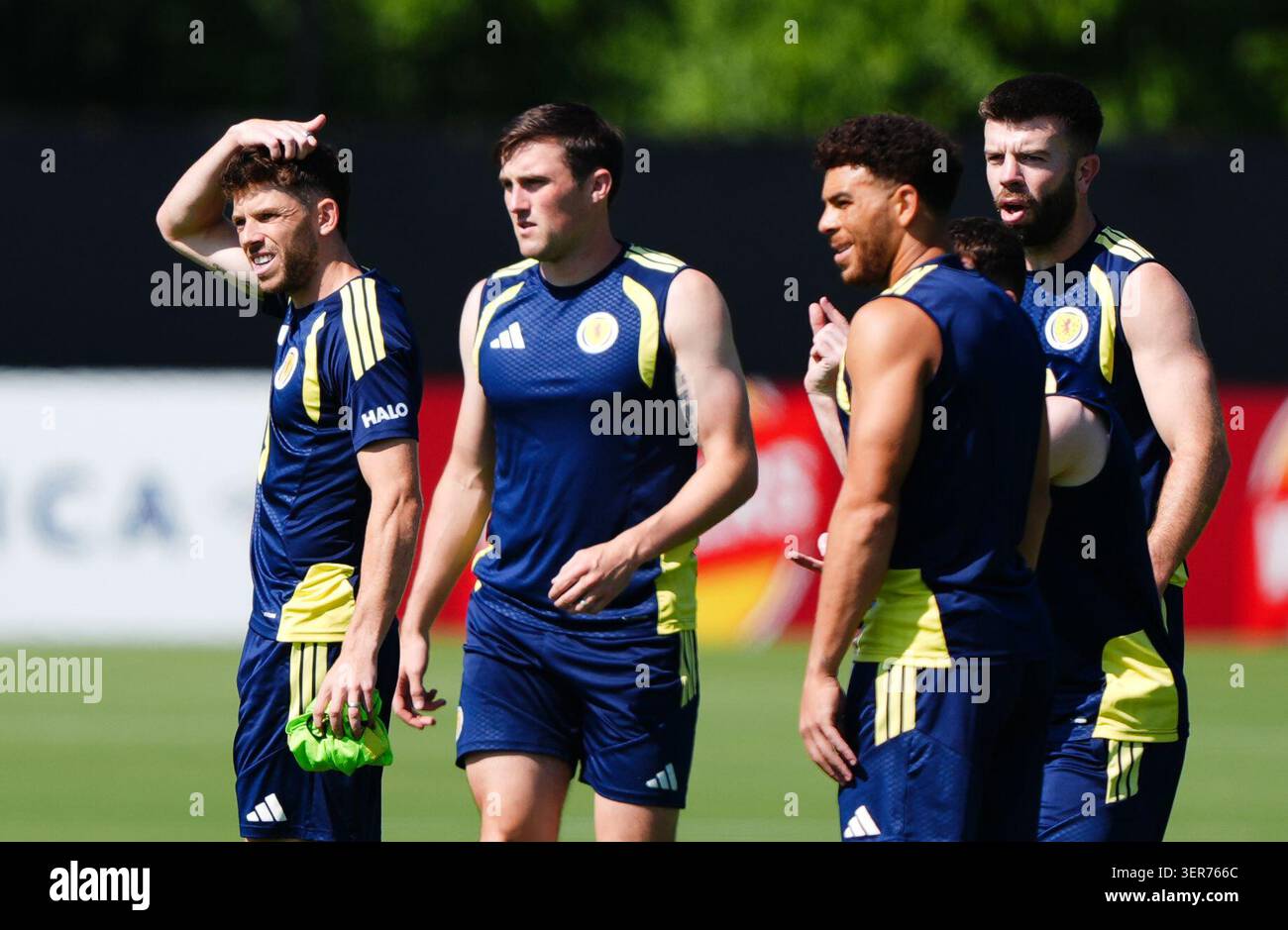 Scotland's Ryan Christie during a training session at the Atrium Health ...
