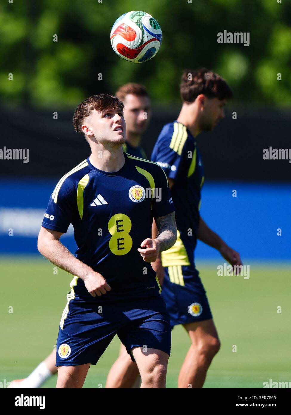 Scotland's Ben Gannon-Doak during a training session at the Atrium ...