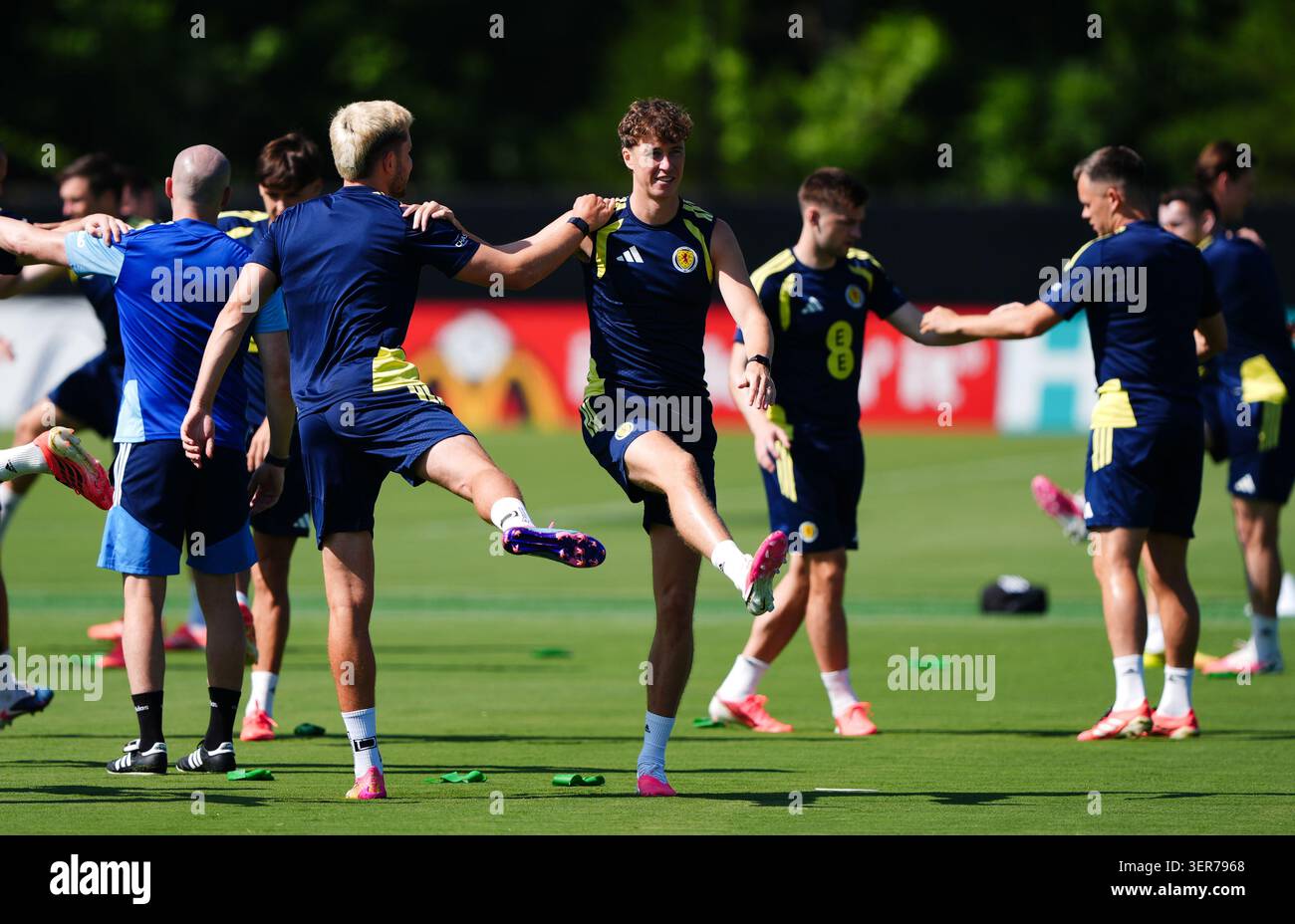 Scotland's Jack Hendry during a training session at the Atrium Health ...