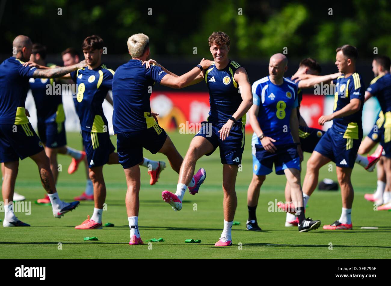 Scotland's Jack Hendry during a training session at the Atrium Health ...