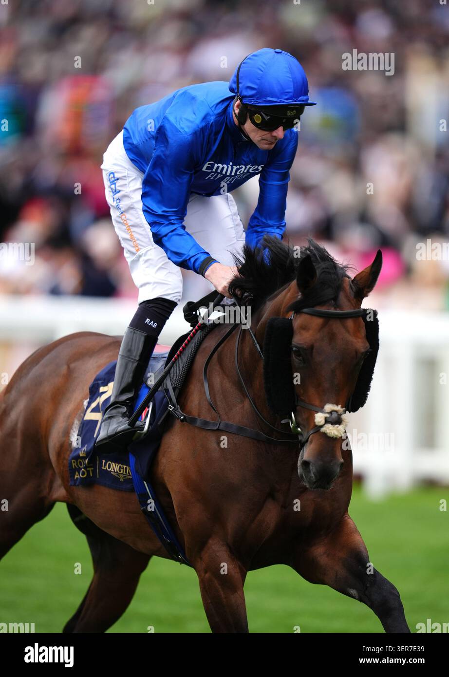 Devil's Advocate ridden by Robert Havlin riding to post ahead of the ...
