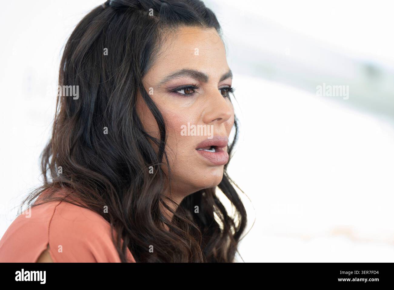 Marisa Jara seen during her presentation of Banban Cosmetics at the ...