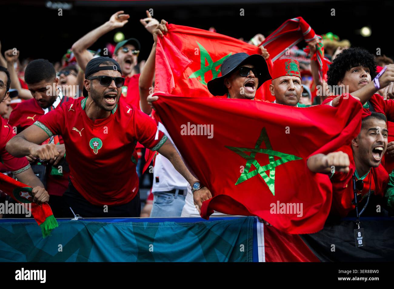 Fans of Morocco show their support prior to the FIFA World Cup 2026 ...