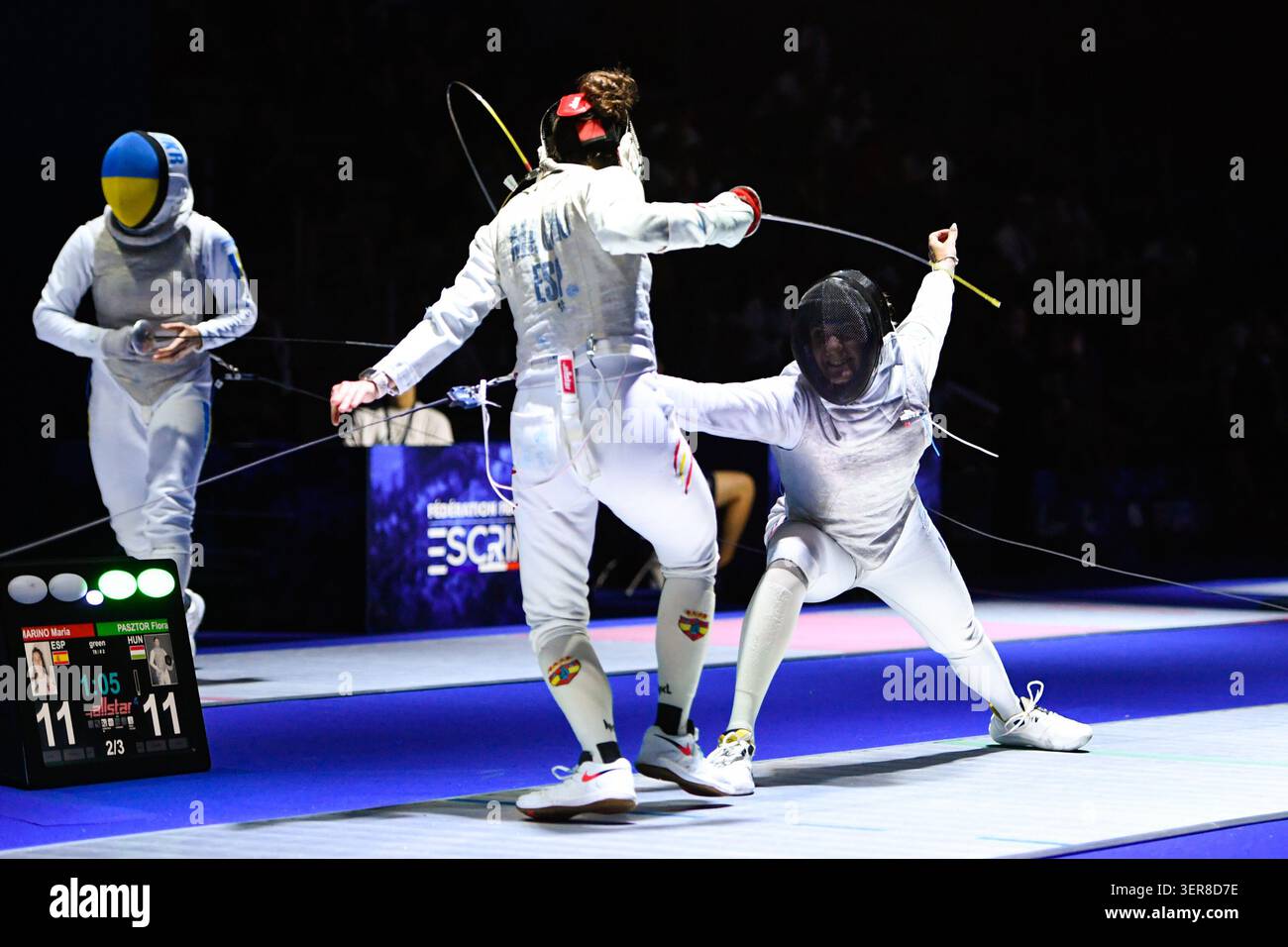 Maria MARINO of Spain against Flora PASZTOR of Hungary during 2026 ...