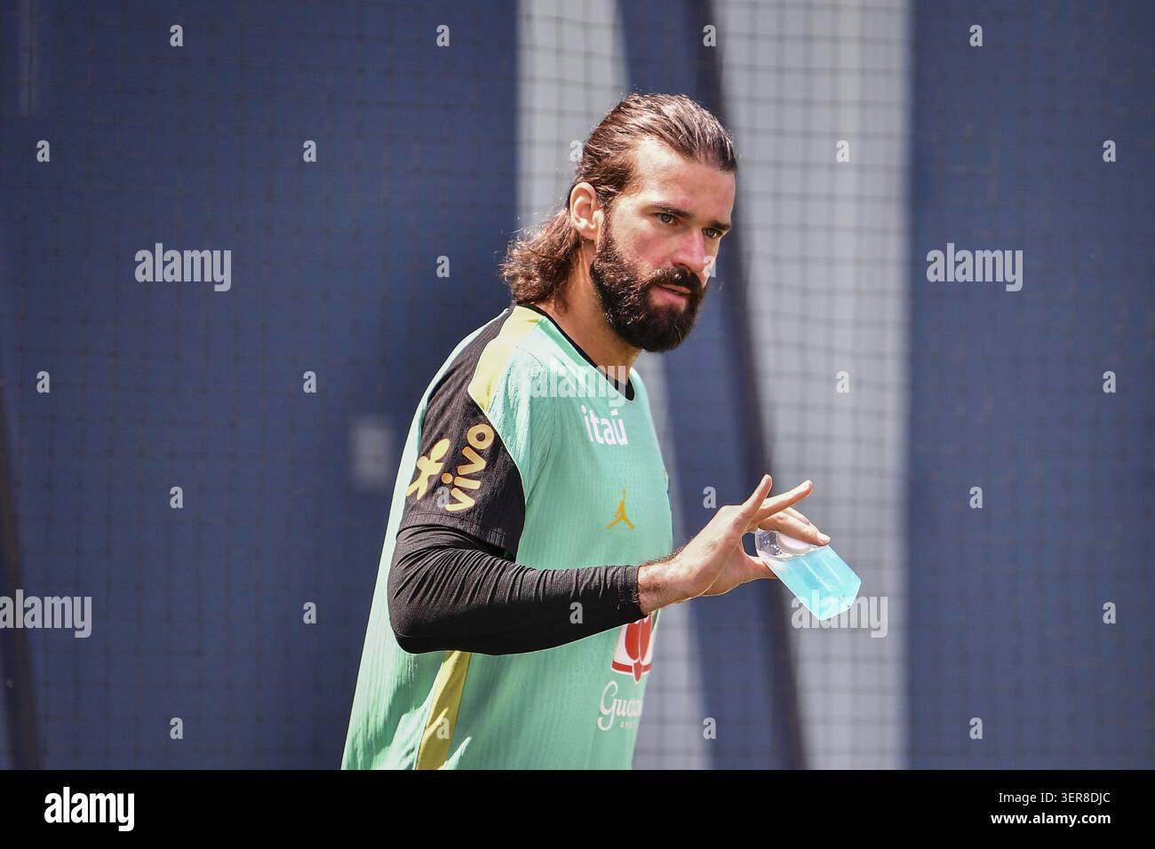Alisson enters training at their New Jersey base the Columbia Park ...