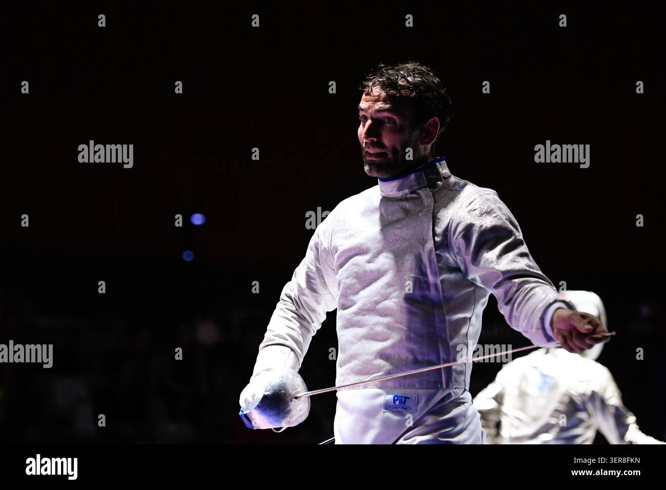 Aron SZILAGYI of Hungary during 2026 European Fencing Championships ...