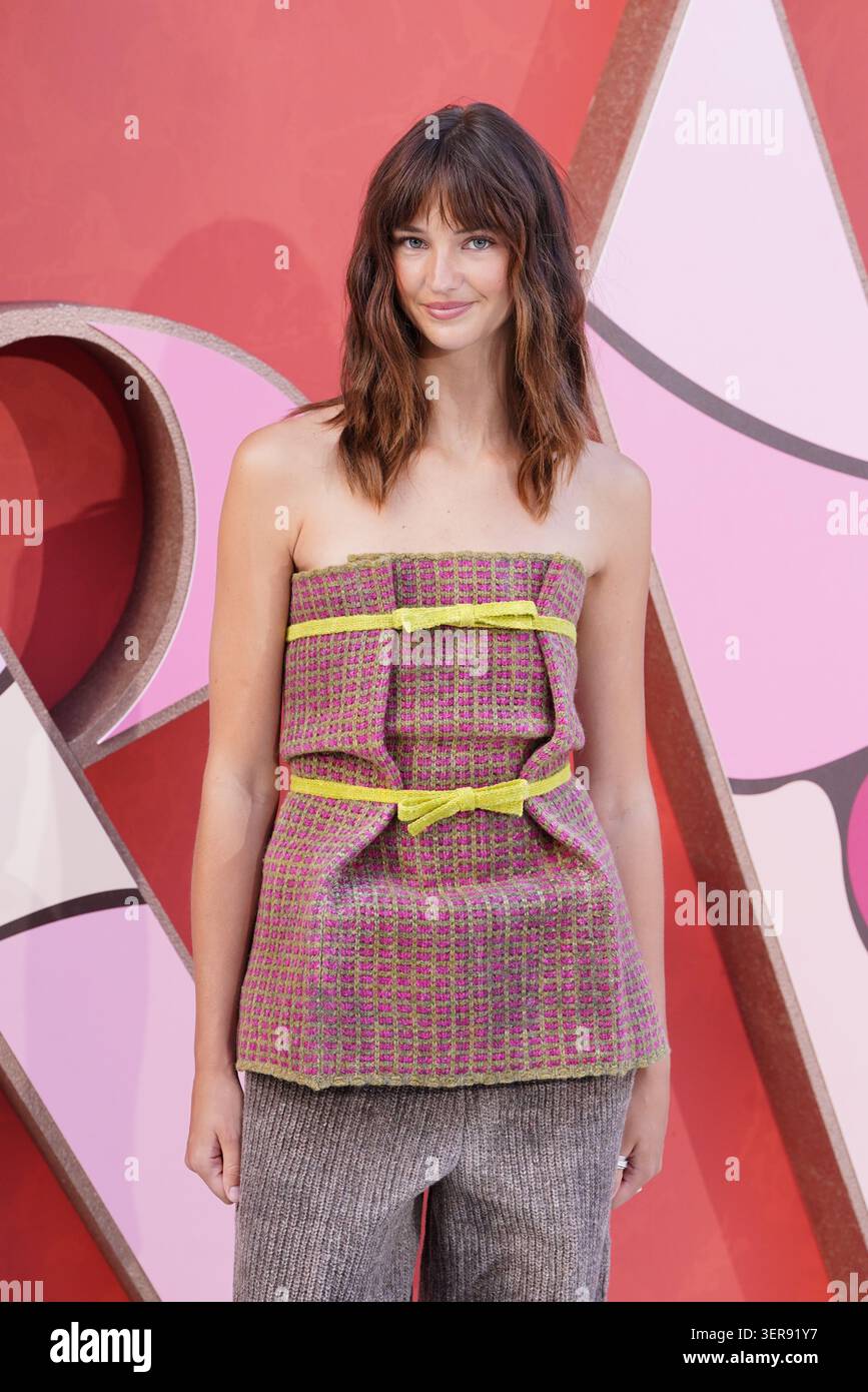 Mia Regan arriving at the V&A Summer Party, which is celebrating its ...