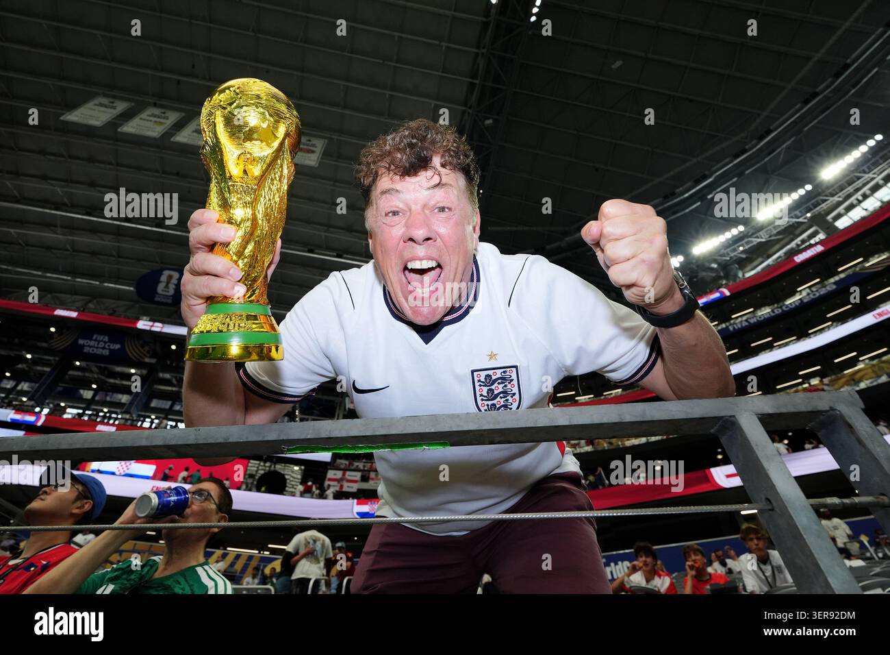 England fan Andy Milne ahead of the FIFA World Cup Group L match at ...