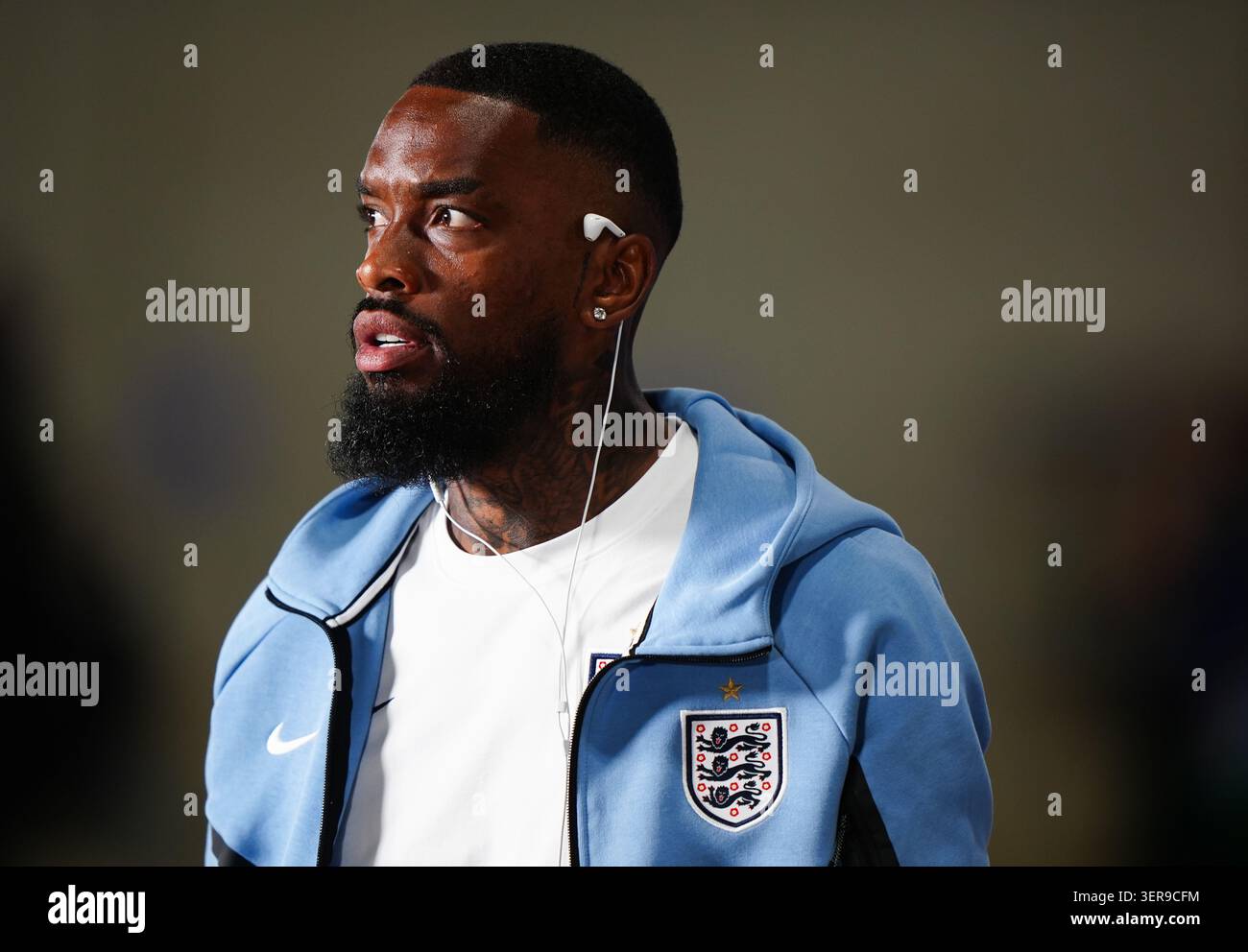 England's Ivan Toney arriving ahead of the FIFA World Cup Group L match ...