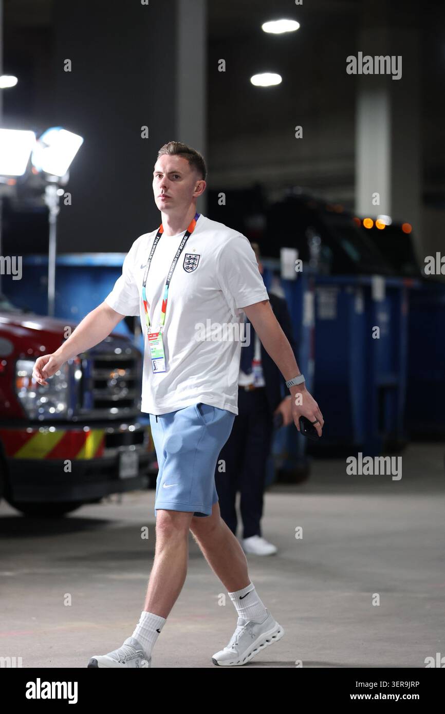 Dean Henderson of England arrives before the FIFA World Cup Group L ...