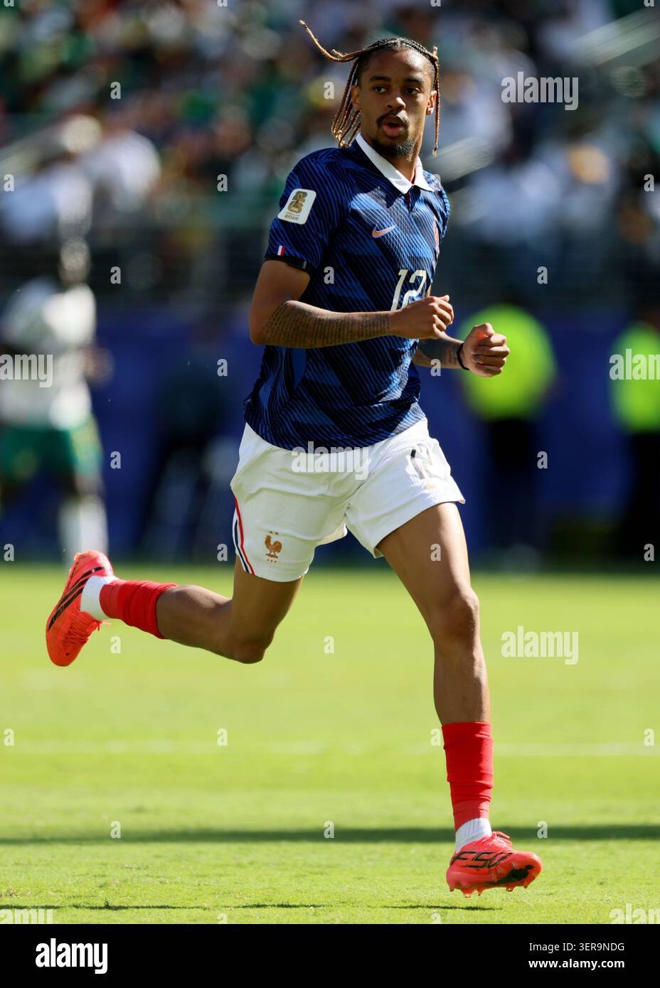 Bradley Barcola of France running during the FIFA World Cup 2026 Group ...