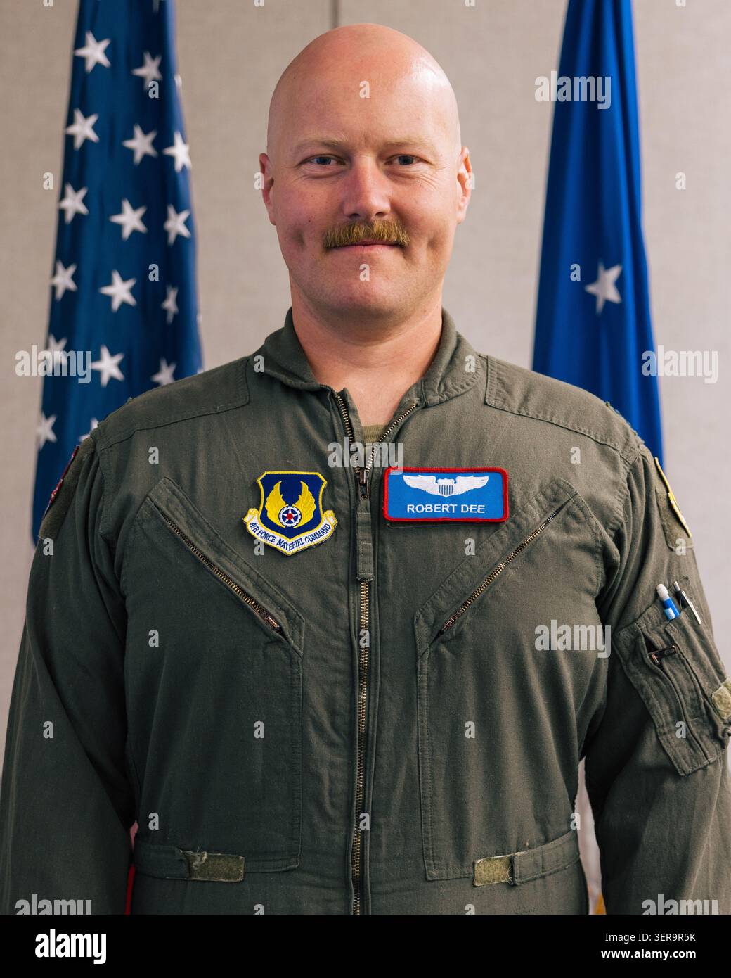 This undated photo provided by the Edwards Air Force Base shows Maj ...