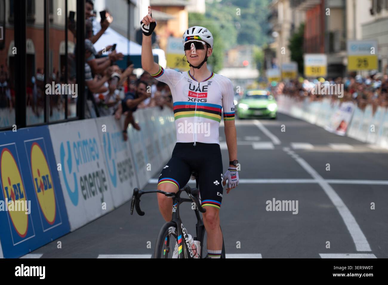 IPA85795467 - Tadej Pogacar (UAE Team Emirates XRG), winner of the ...