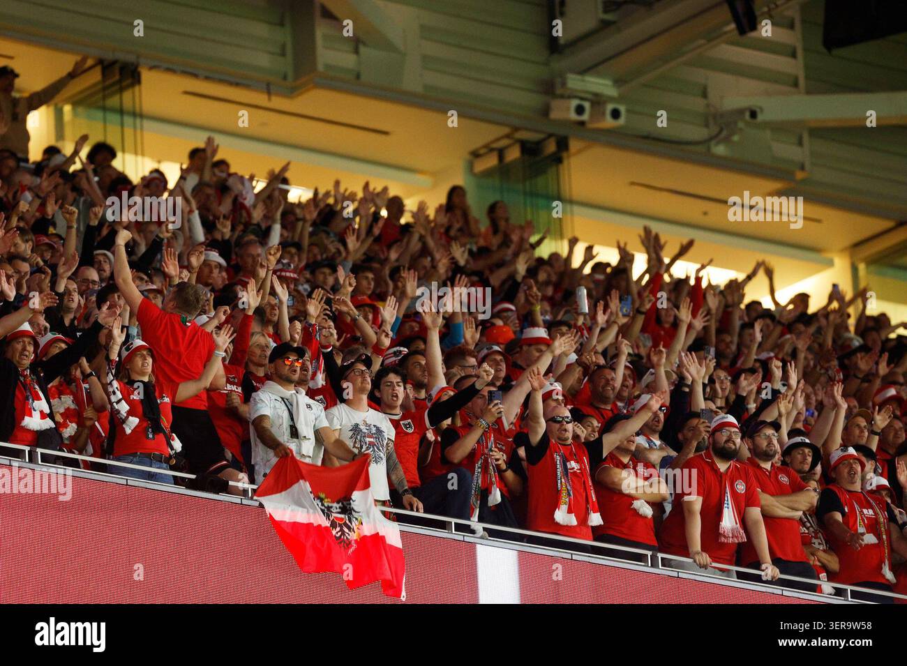 Austria supporters in the second half of the FIFA World Cup 2026 Group ...