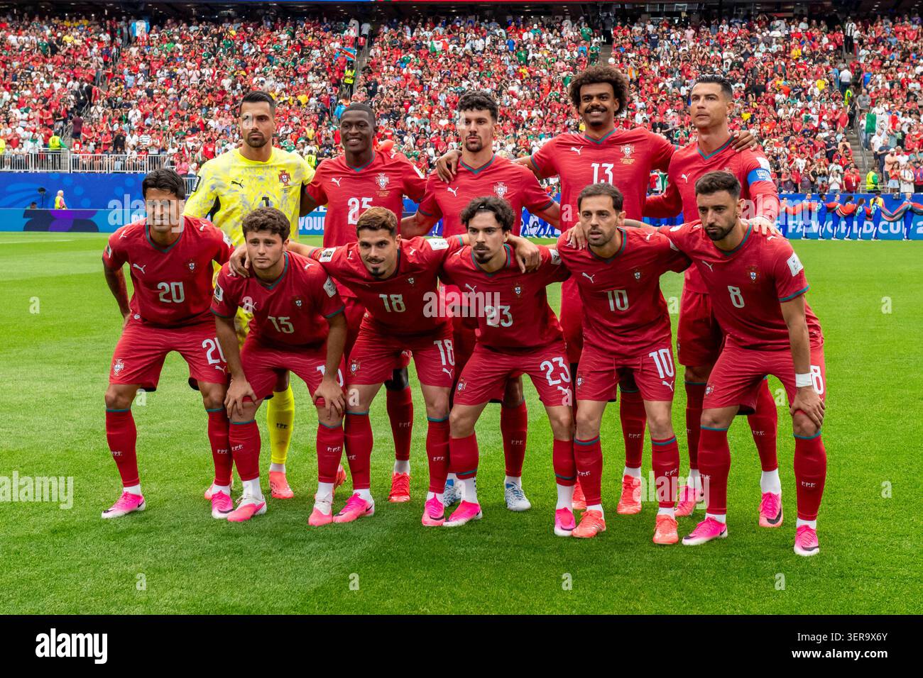 June 17, 2026: The Portugal Starting XI prior to a FIFA World Cup Group ...
