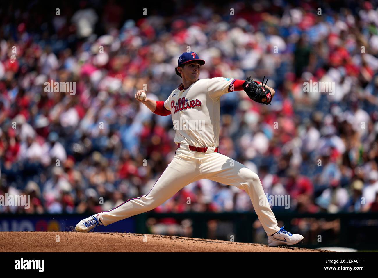 Philadelphia Phillies' Andrew Painter plays during a baseball game ...