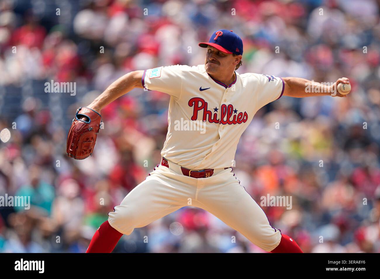 Philadelphia Phillies' Tanner Banks plays during a baseball game ...