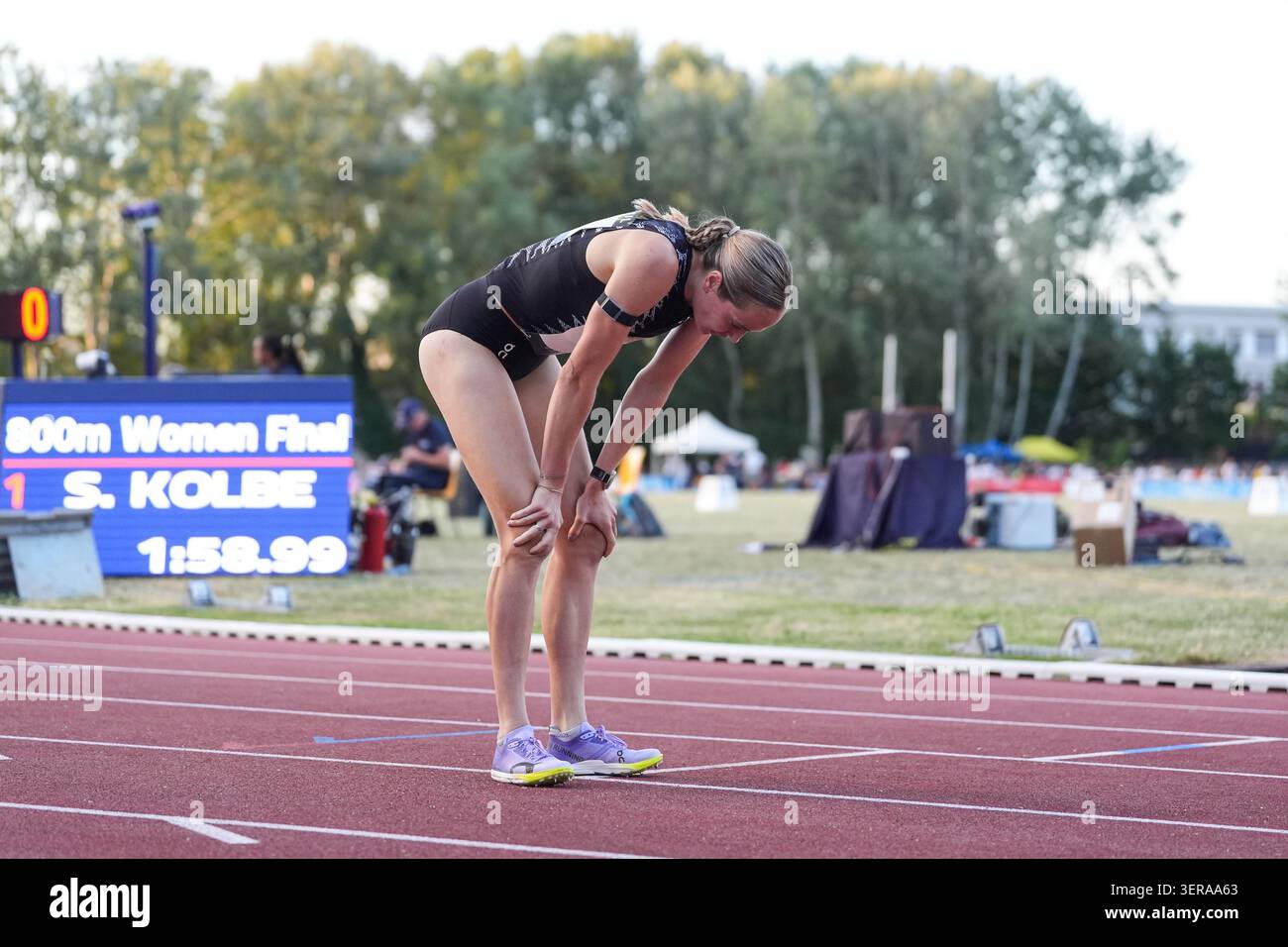Agathe GUILLEMOT of France competes in the Women 800m during the ...
