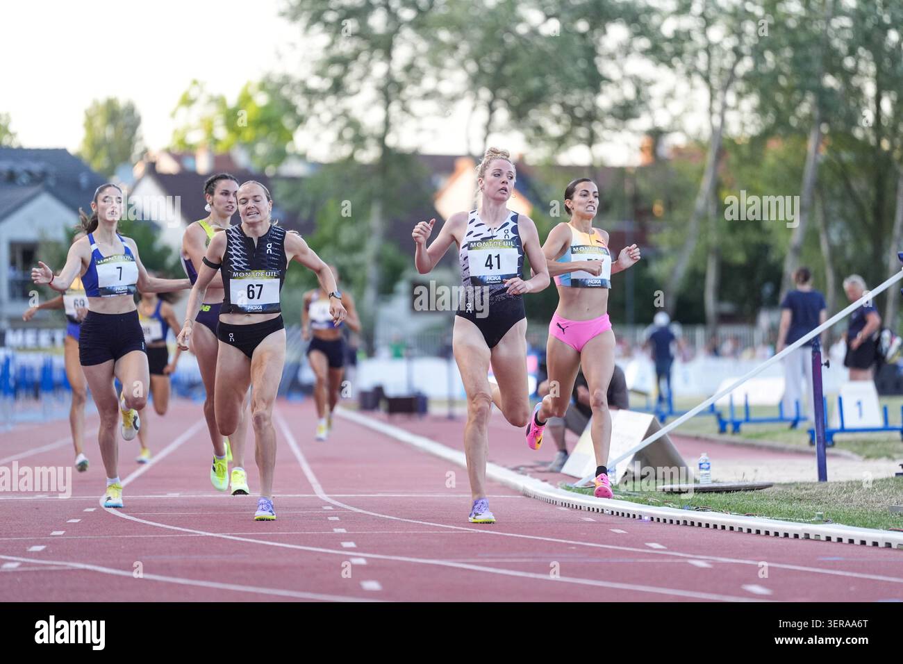 Smilla KOLBE of Germany competes in the Women 800m during the Meeting ...
