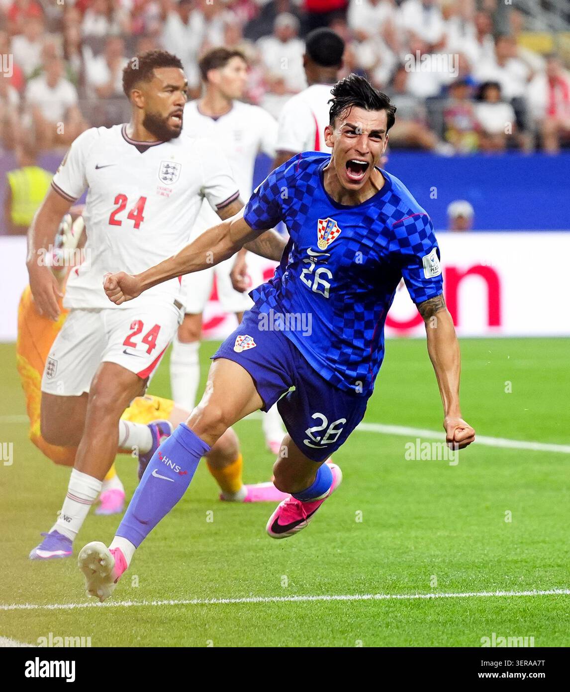 Croatia's Petar Musa scoring his sides second goal during the FIFA ...