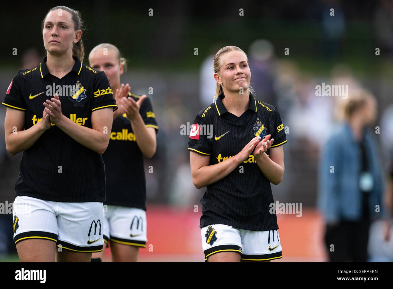 STOCKHOLM, SWEDEN - JUNE 17: Players of AIK looks dejected after the ...