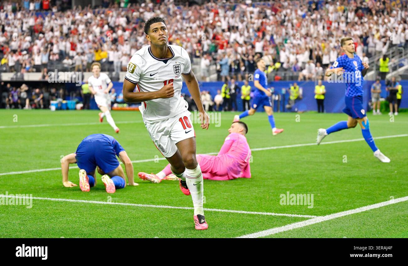 3:2 Goal, celebration, goal scorer Jude Bellingham (England) Arlington ...
