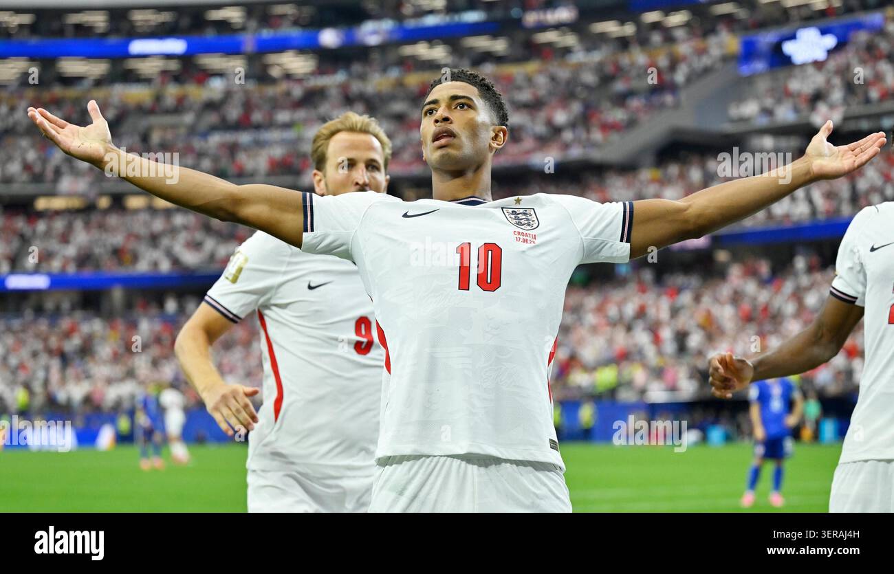 3:2 Goal, celebration, goal scorer Jude Bellingham (England) Arlington ...