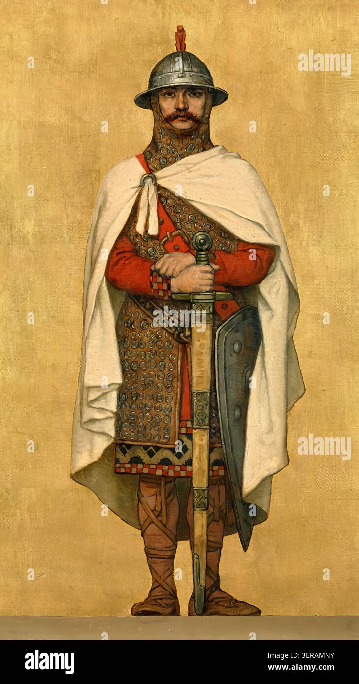 Baldwin I of Constantinople (1889) by Albrecht De Vriendt Stock Photo ...
