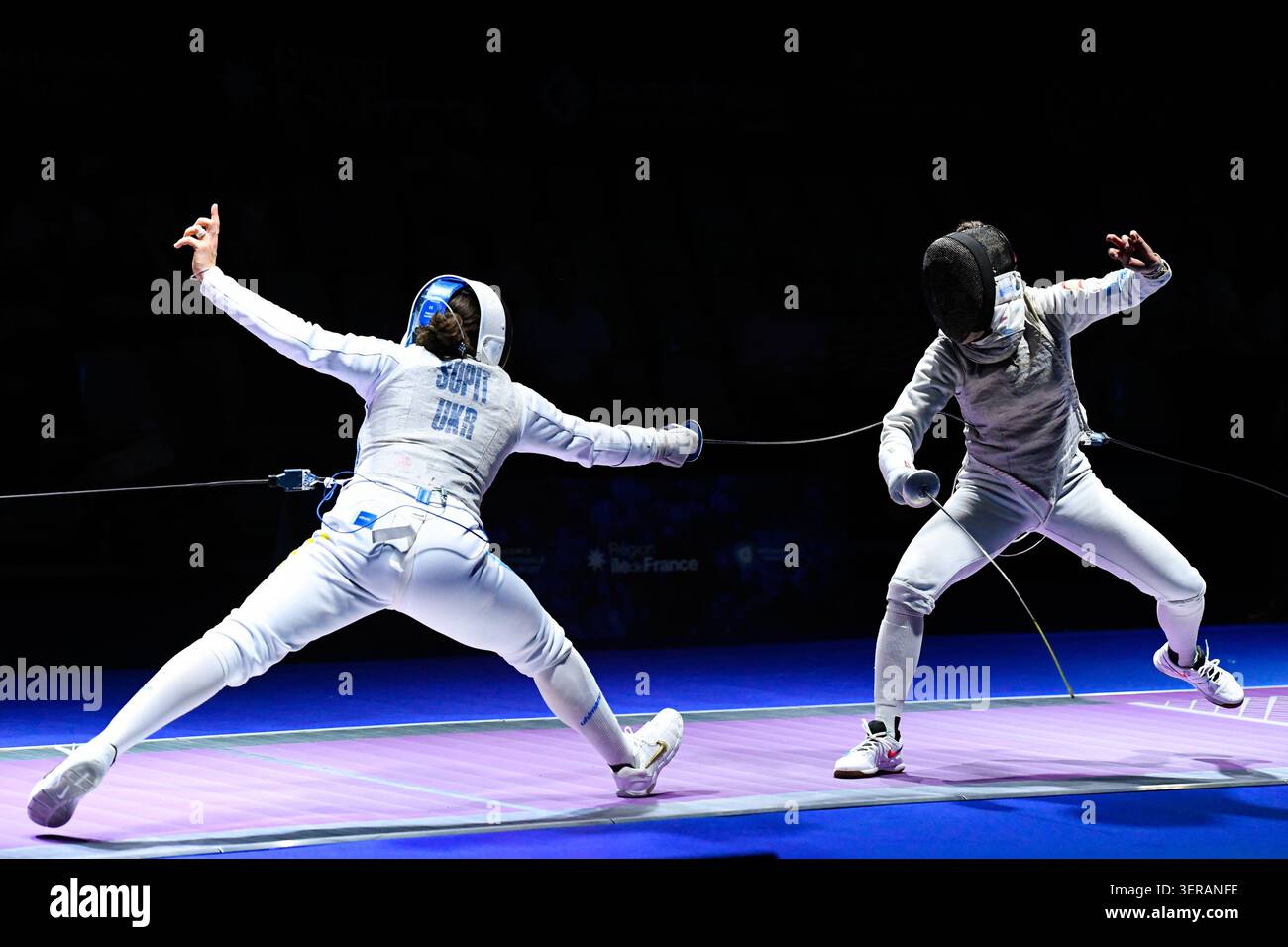 Olga SOPIT of Ukraine against Maria MARINO of Spain during 2026 ...