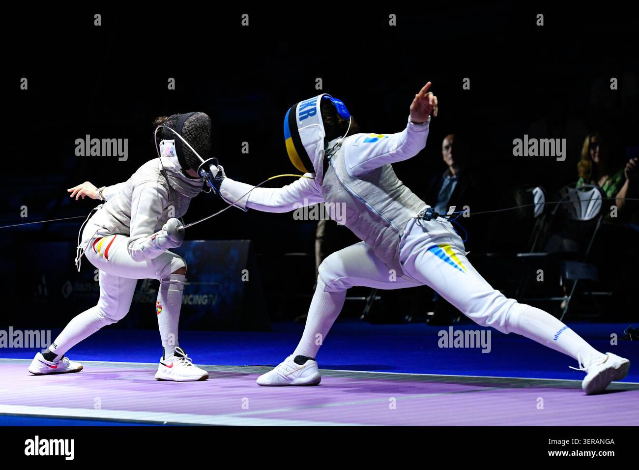 Olga SOPIT of Ukraine against Maria MARINO of Spain during 2026 ...