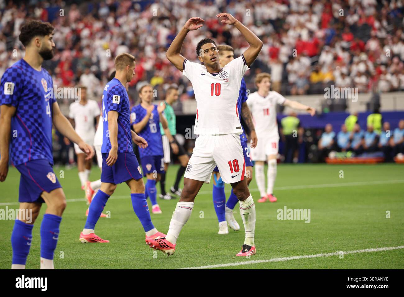England's Jude Bellingham reacts during the FIFA World Cup Group L ...
