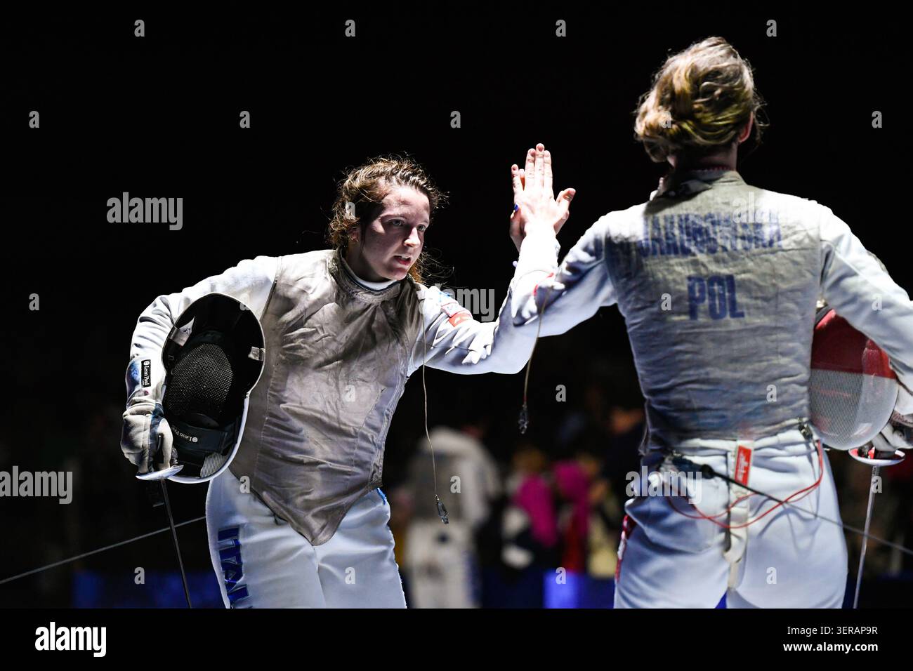 Martina FAVARETTO of Italy looks dejected during 2026 European Fencing ...