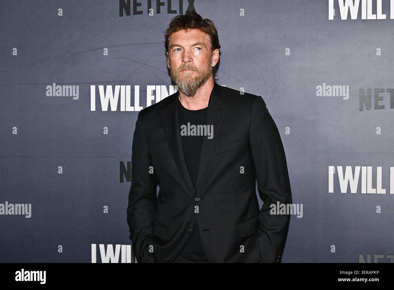 Sam Worthington attends the Netflix series premiere of Harlan Coben's ...