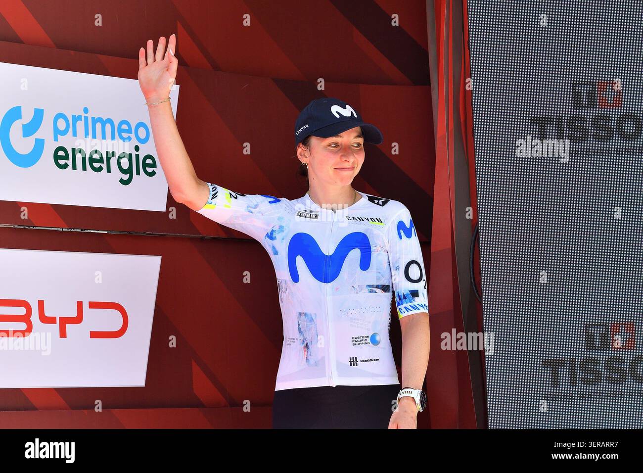 IPA85800475 - Liane Lippert (GER/Team Movistar) during the Tour de ...