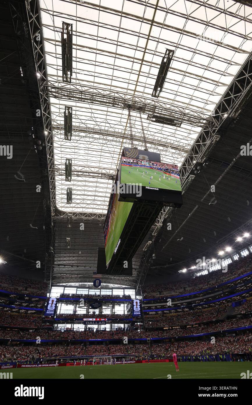 A general view of the inside of the Dallas Stadium during the FIFA ...