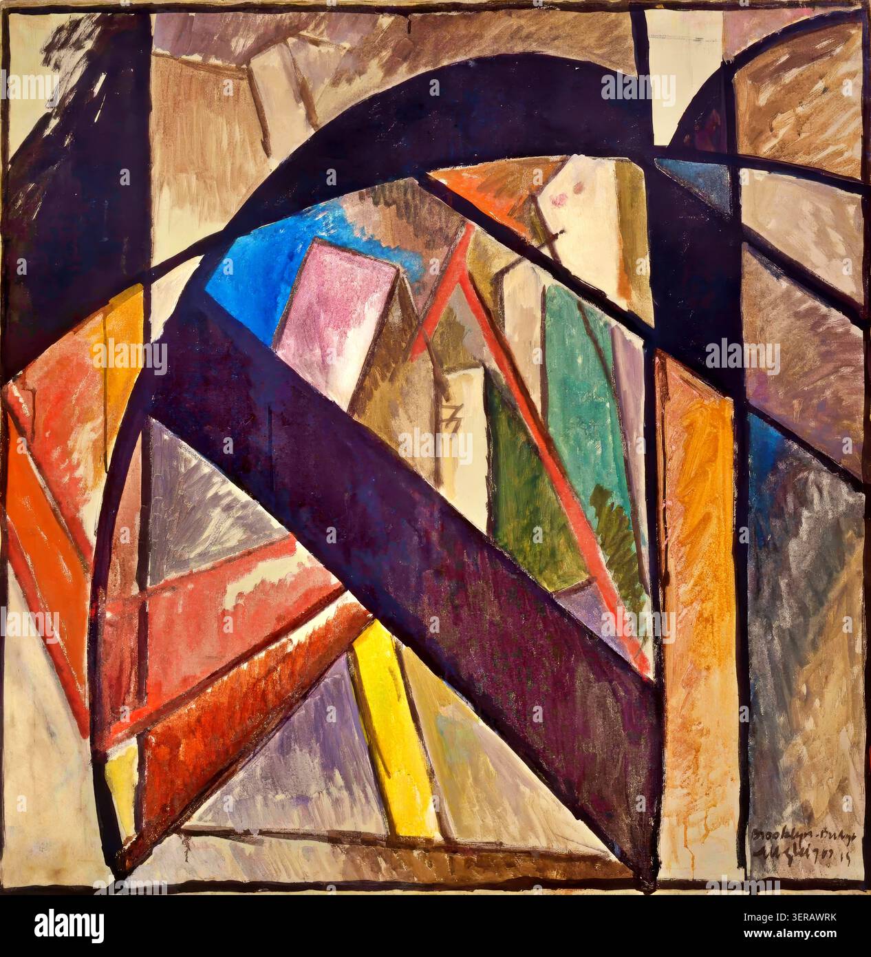 Brooklyn Bridge (1915) by Albert Gleizes Stock Photo - Alamy